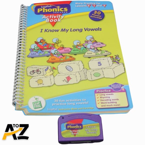 LeapPad | Toys | Lot Of 3 Leappad Games Phonics I Know My Long Vowels A ...